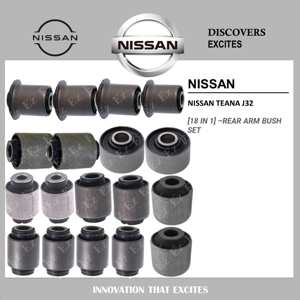 [18 IN 1] - REAR ARM BUSH SET FOR NISSAN TEANA J32 | Shopee Malaysia