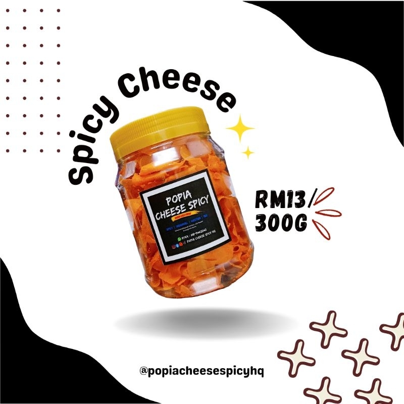 POPIA CHEESE SPICY | CHEESE ORIGINAL | SUSU NESTUM 300g+🌾🌶️🧀 | Shopee ...