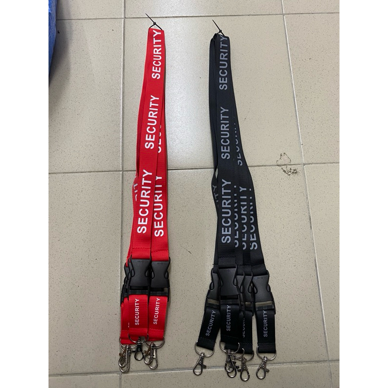 lanyard security merah atau hitam | Shopee Malaysia
