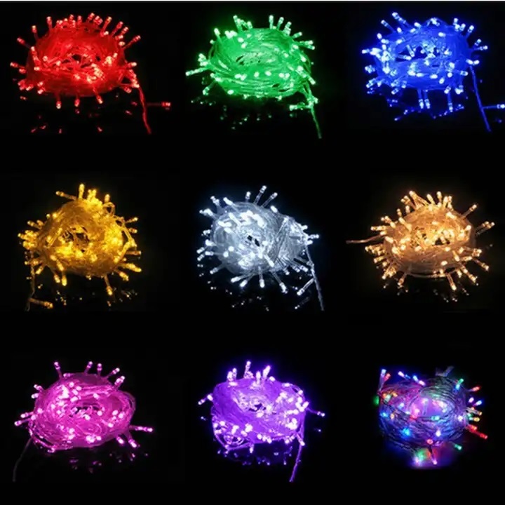 100 LED 10M Twinkle Starry Fairy String Decor Lights Lamp CNY Tree ...