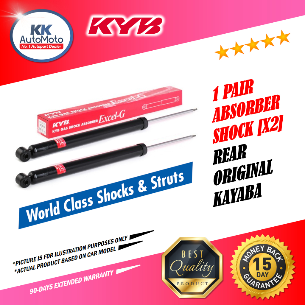 Subaru XV AWD 2.0 2012 Gas ( 340116 ) Sepasang KAYABA / KYB Rear Shock ...