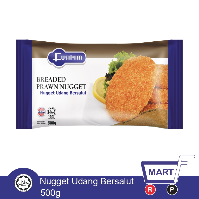 FUSIPIM Breaded Prawn Nugget 500g (Nuget Udang Bersalut) [KL, Klang ...