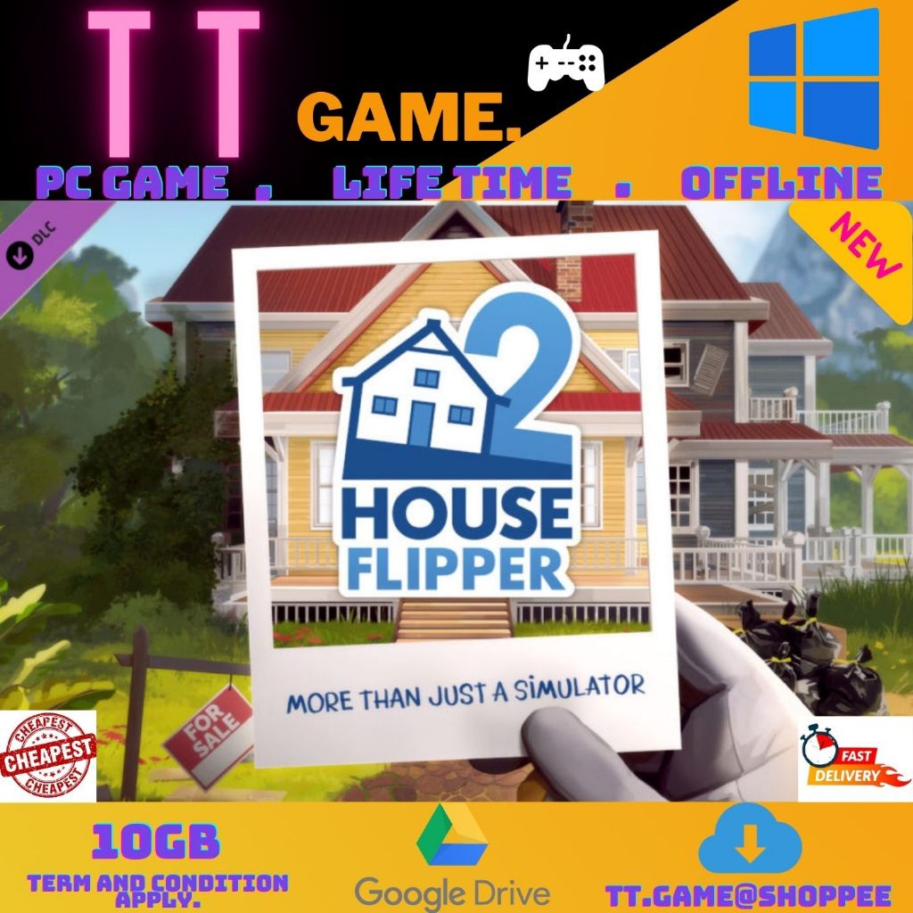 House Flipper 2 (PC) (FAST DOWNLOAD) (OFFLINE) (ALL-DLC) (FAST INSTALL ...