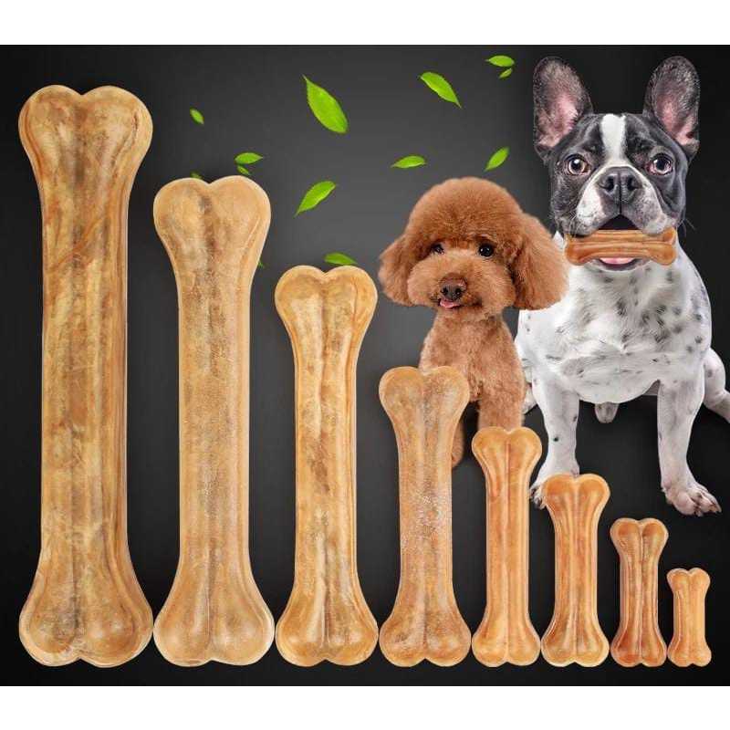 Rawhide Dental Chew Compressed Bone Dog Treats 2"/4"/6" | Shopee Malaysia