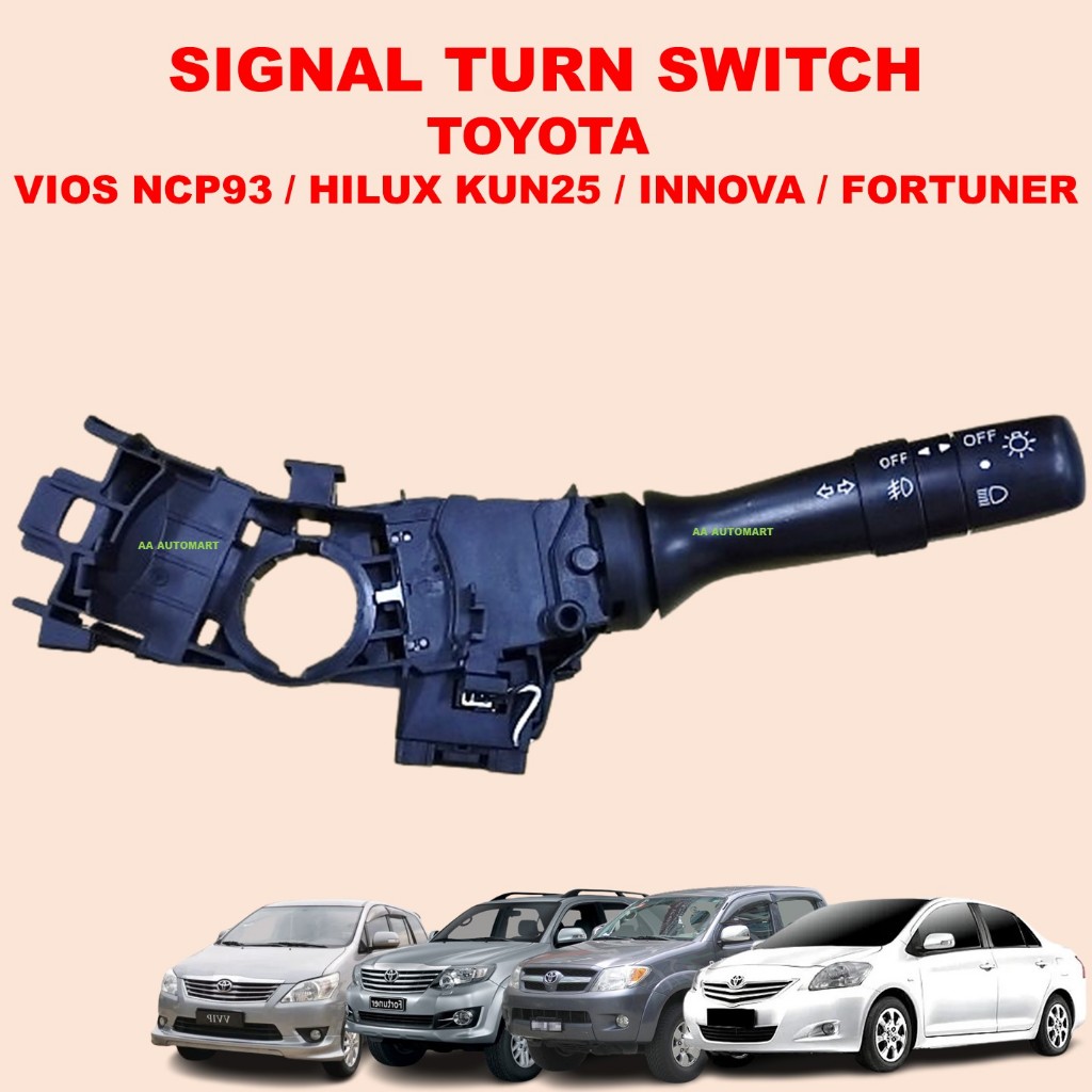 TOYOTA VIOS NCP93 / HILUX KUN25 / INNOVA / FORTUNER HEAD LAMP TURN ...