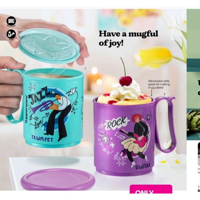 Tupperware Jumbo Microwaveable Mug 500ml (1) | Shopee Malaysia