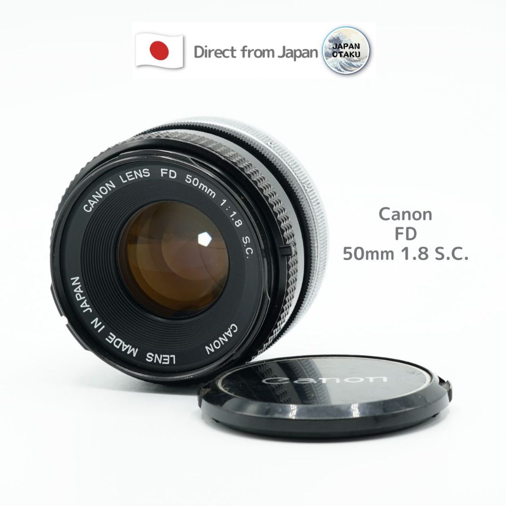 [Used in Japan] " Vintage Lens " Canon FD 50mm f/1.8 S.C. Released in 1975 Japan | Shopee Malaysia