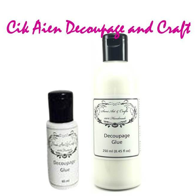 SuNi Art and Craft Malaysia Decoupage Glue 250ml or 65ml - suitable for ...