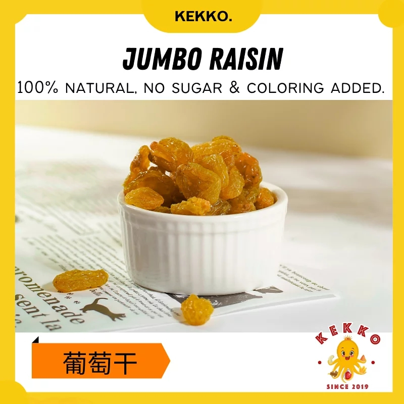 Jumbo Kismis Besar XL Golden Jumbo Raisin Black Raisin Kismin Kuning ...