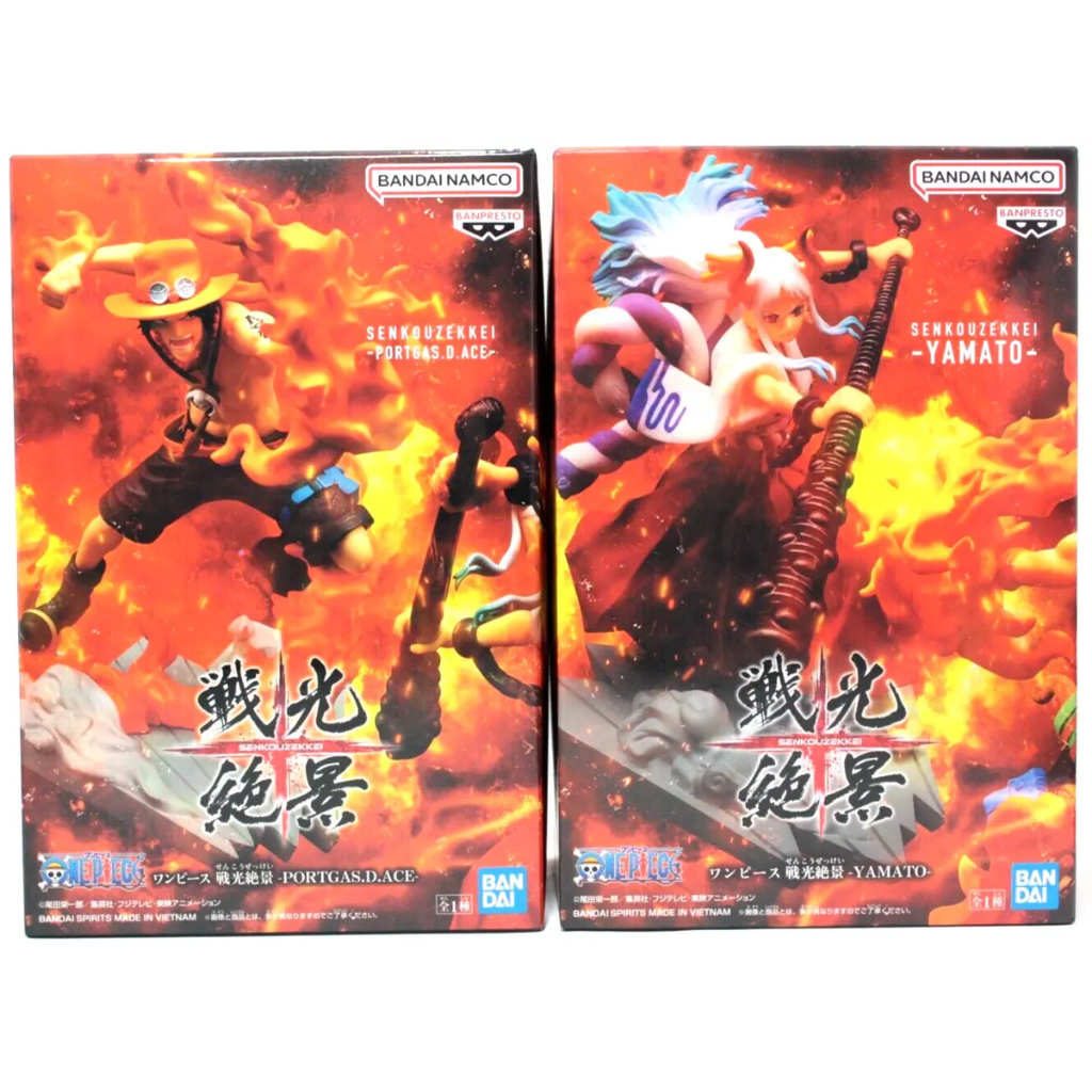 READY STOCK Banpresto One Piece Senkou Zekkei Portgas D Ace & Yamato Prize Figure | Shopee Malaysia