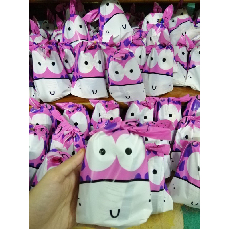 Doorgift Goodies 50 set Kids Ear Bunny Bag Jajan Chocolate | Shopee ...
