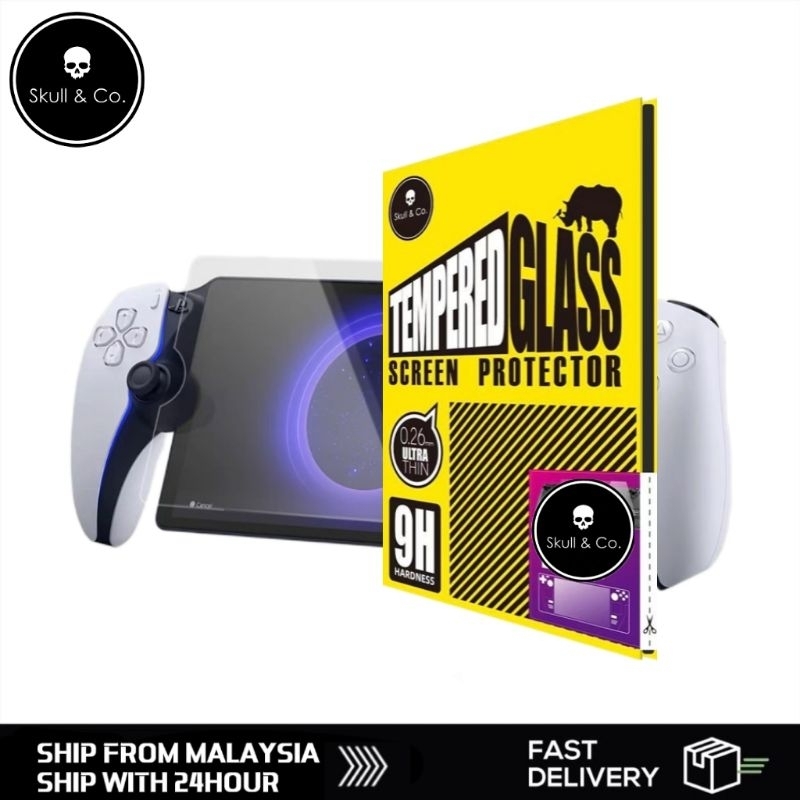 Skull & Co Playstation Portal Tempered Glass Screen Protector for PS ...