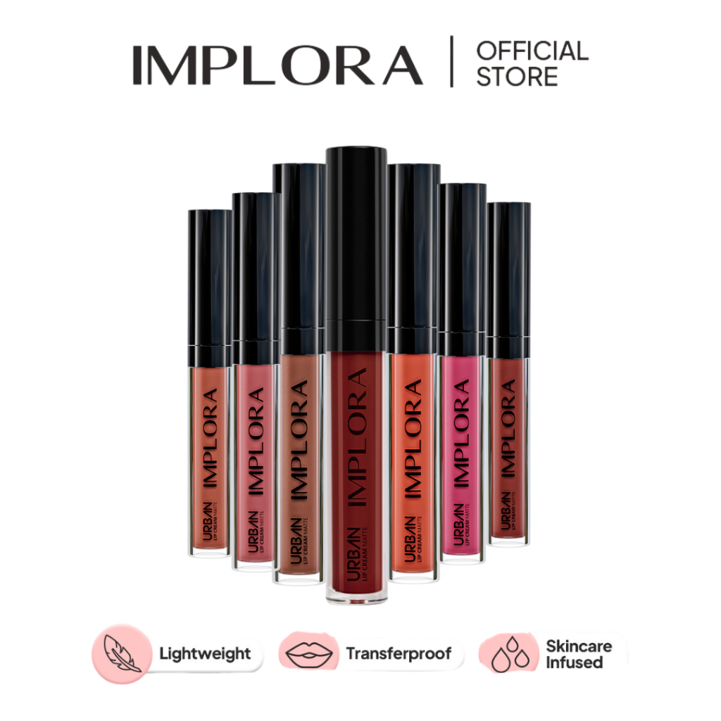 Implora Lip Cream Matte 20 Colours | Shopee Malaysia