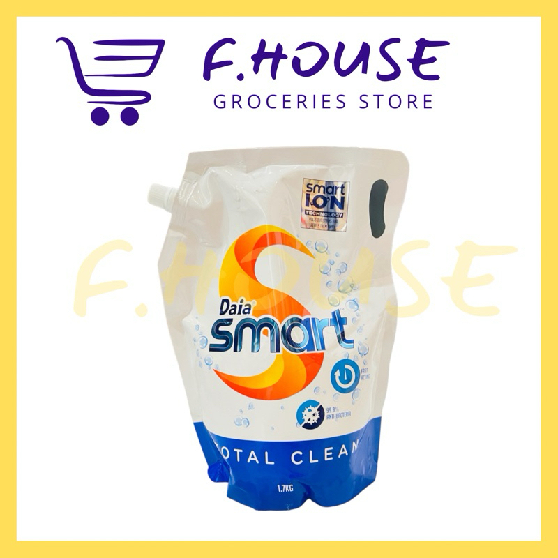 Daia Smart Concentrated Liquid Detergent Refill (1.5/1.7kg) | Shopee ...