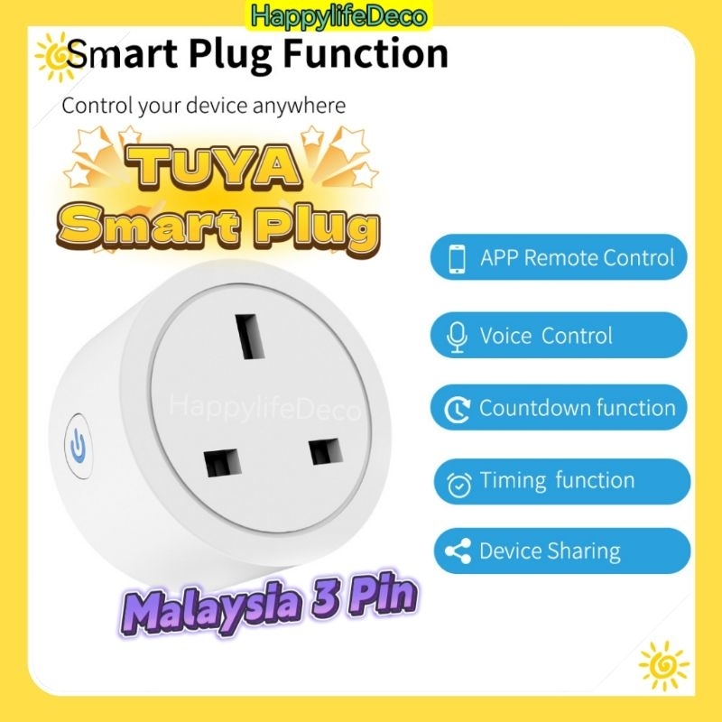TUYA Smart Plug 2.4G WIFI Version No Need Gateway | Shopee Malaysia