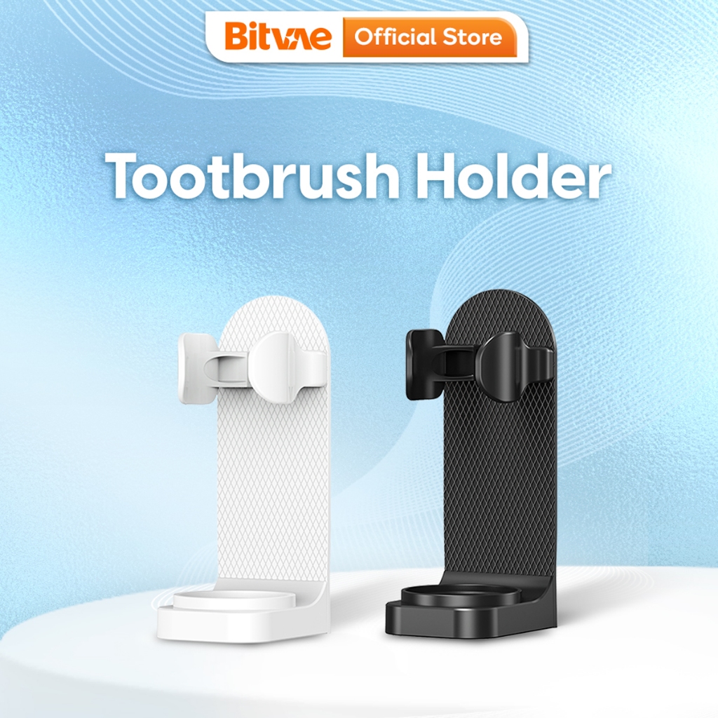 Wall-Mounted Electric Toothbrush Holder (Black / White) | Shopee Malaysia