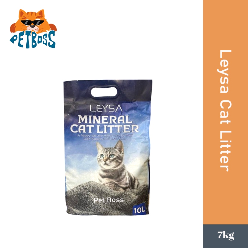 Leysa Mineral Clumping Cat Litter 10L (7kg) | Shopee Malaysia