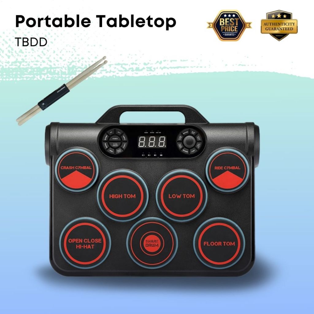 Portable Tabletop Digital Drum Kit (TBDD) | Shopee Malaysia