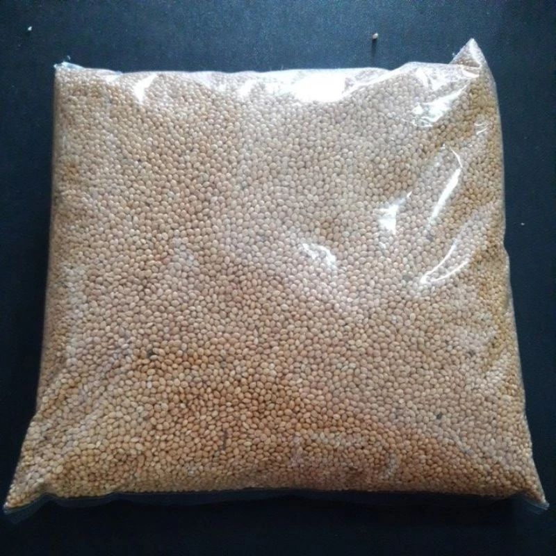 1KG makanan burung baji bird food white USA millet seed sekoi sambau ...