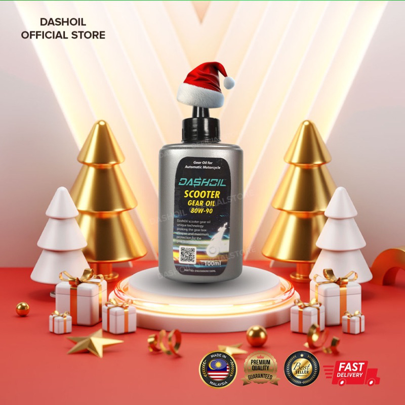 DASH OIL GEAR OIL 100ML 80W90 MINYAK GEAR BOX NVX NMAX XMAX VARIO EGO ...
