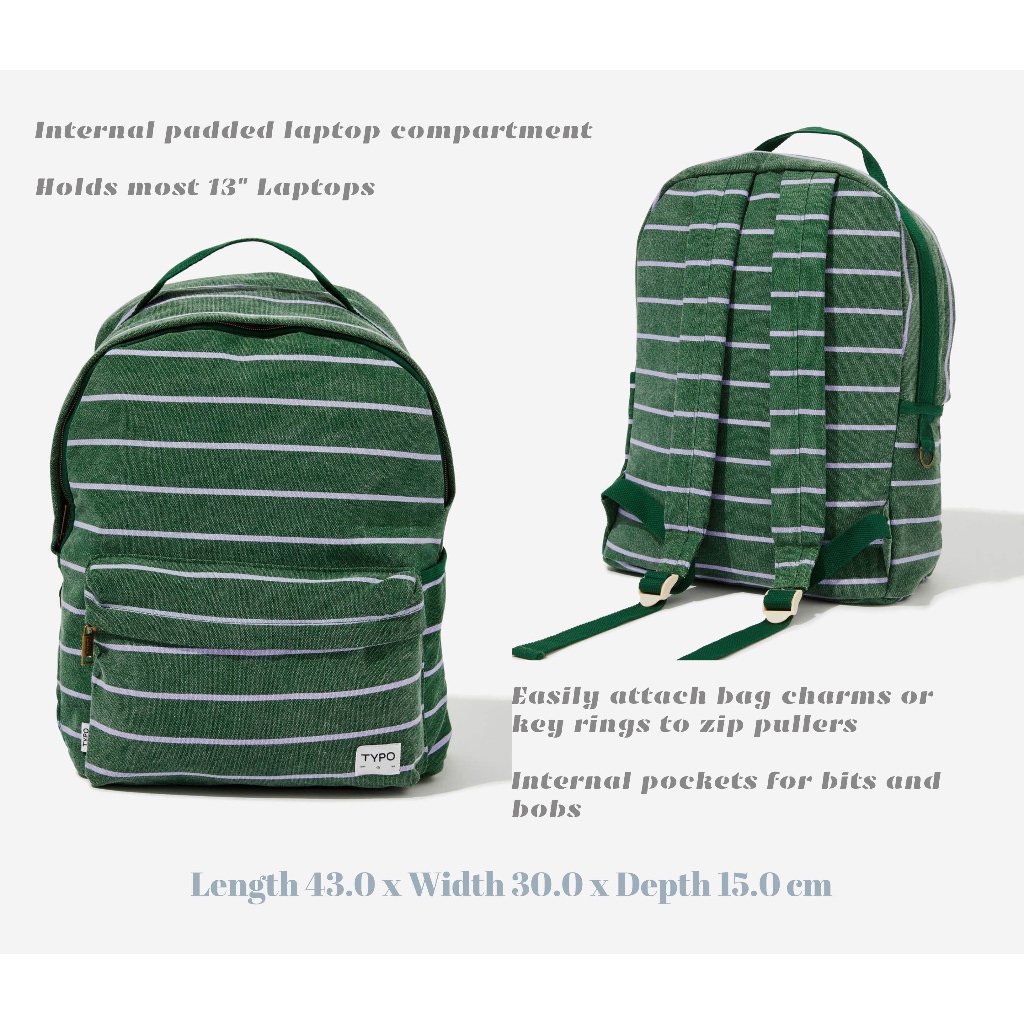 TYPO Backpack / Alumni Backpack & Off The Grid Backpack/ School & Work ...