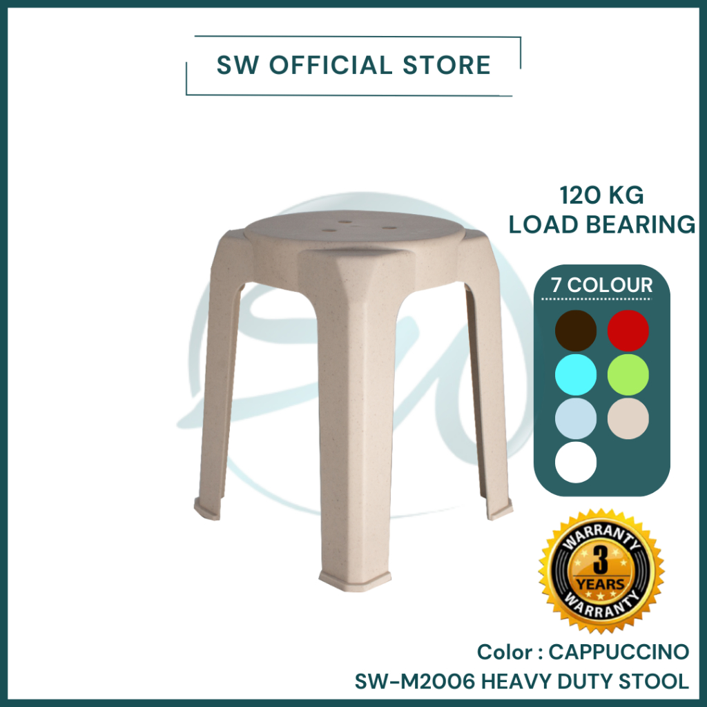 SWI Plastic Stool/ bangku/ Outdoor Stool/ dining chair/ kerusi/ M2006 ...