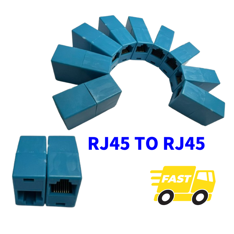 RJ45 Female to Female Coupler Joint Ethernet Coupler In Line Coupler ...