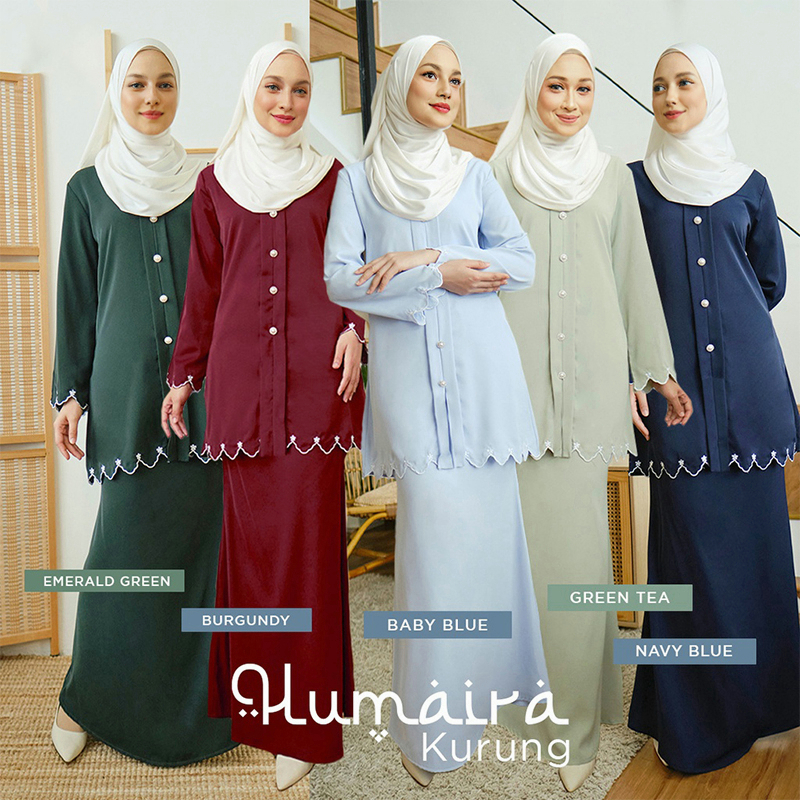 BAJU KURUNG MODEN Embroidery Baju RAYA Kurung Pahang baju kebaya Labuh ...