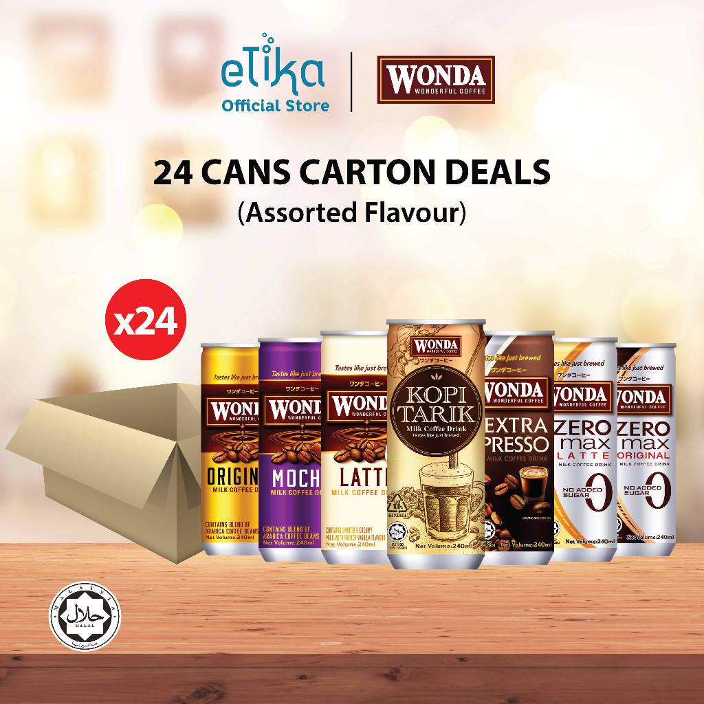 Wonda Coffee Latte/Coffee Mocha/Extra Presso/Kopi Tarik/Original/Zero ...