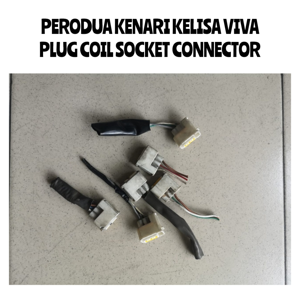 Ignition Plug Coil Socket Connector 3 Pin Perodua Kelisa / Kenari ...