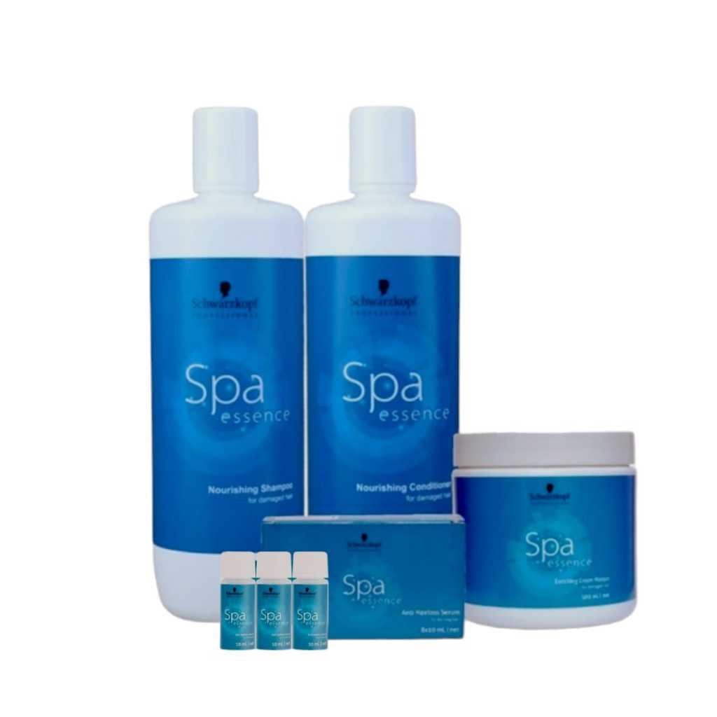 SCHWARZKOPF SPA ESSENCE NOURISHING SHAMPOO 1000ml / CONDITIONER 1000ml ...