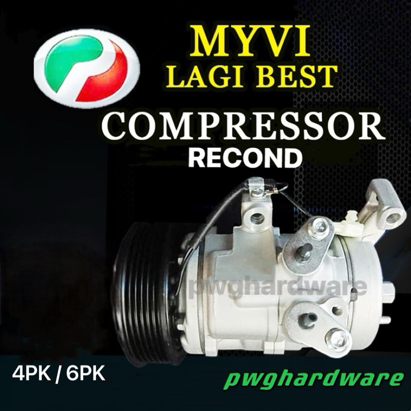 Recond Perodua Myvi Lagi Best 1.3CC - 1.5CC / Alza Air Cond Compressor ...