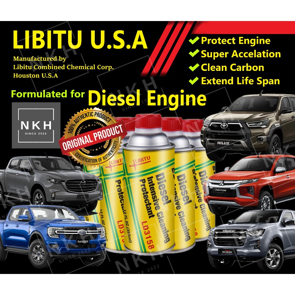 Diesel Engine Cleaner LIBITU USA 355ML (100% Genuine) for Diesel engine ...