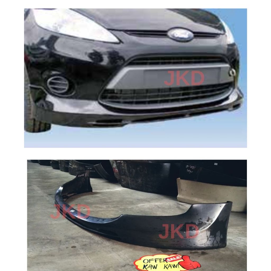CLEAR STOCK!!! FORD FIESTA FRONT SKIRT LIPS PU RUBBER FRONT LIP ...