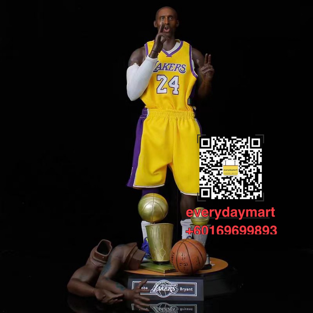 NBA🔥KOBE BRYANT THE BLACK MAMBA 33cm🔥ACTION FIGURE TOYS STATUES💥黑曼巴科比1/ ...