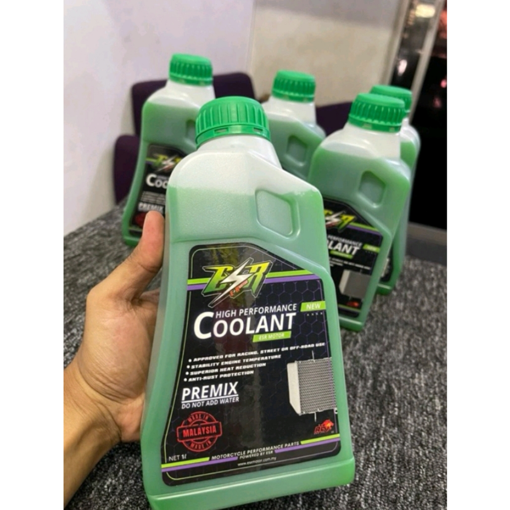 ESR HIGH PERFORMANCE COOLANT PREMIX 1L GREEN 100% ORIGINAL 1 LITRE ...