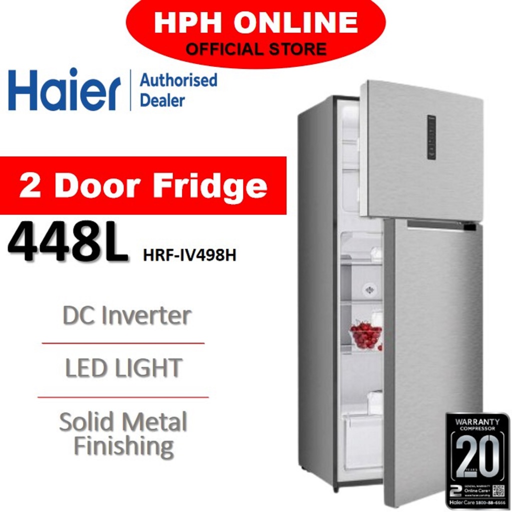 HAIER 2 DOOR FRIDGE REFRIGERATOR HRF-IV498H HRF-IV398H HRF-258H HRF ...