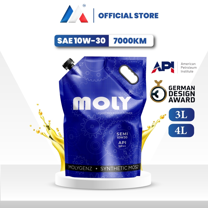 M RACING 10w30 Semi Synthetic Engine Oil API SP+ For Perodua Kancil, Viva & Kelisa (3L/4L ...