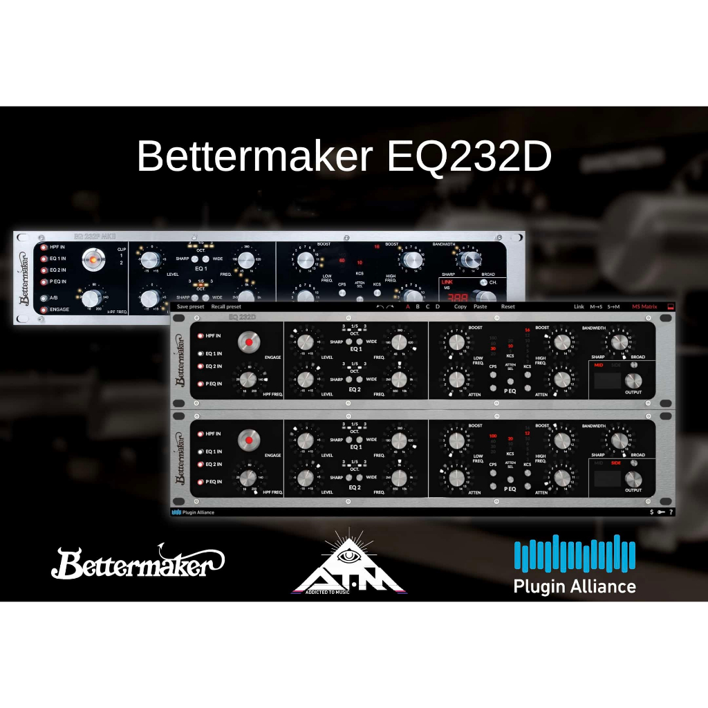 Bettermaker EQ232D v1.0.1 VST, VST3, AAX x64 | Plugin Alliance (Win ...
