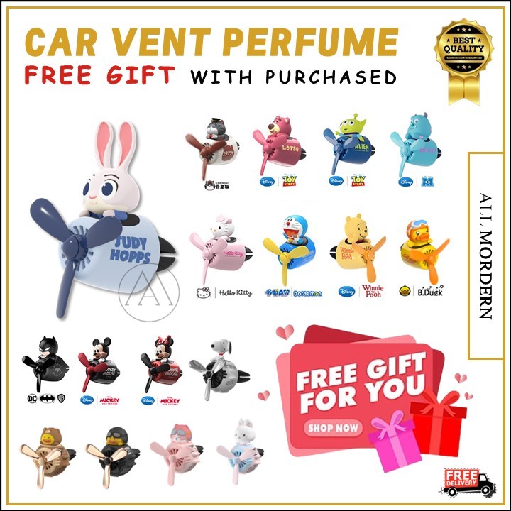 💥Ready Stock现货 💥Scent Car Vent Perfume Toy Story & Disney Winnie the ...
