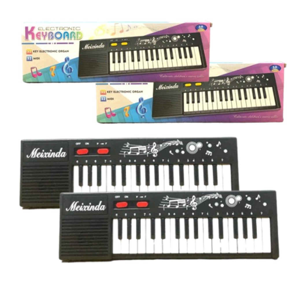 Battery Operated Musical Children's Piano Keyboard The Stack With 32 ...