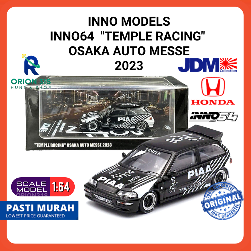 Inno Models INNO64 Honda Civic (EF9) "Temple Racing" Osaka Auto Messe 2023 Diecast Car Original ...