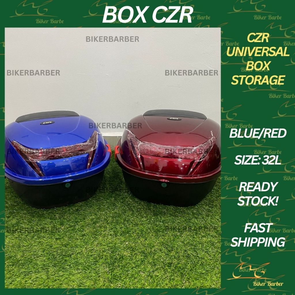 CZR Storage Box Universal 32L Liter For Motorcycle Kotak Motor Barang ...