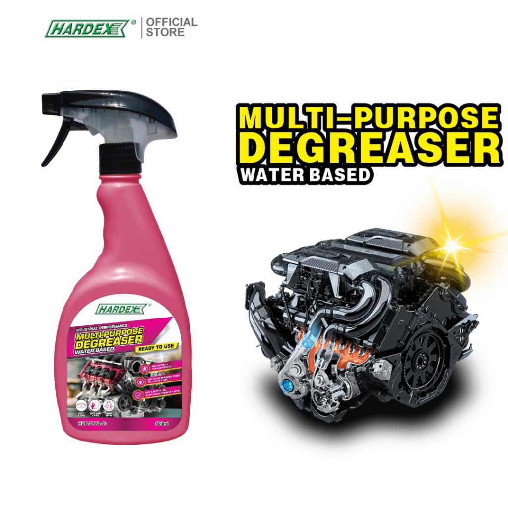 HARDEX Multi-Purpose Degreaser Water Based Ready To Use (500ml/5L) HUR ...
