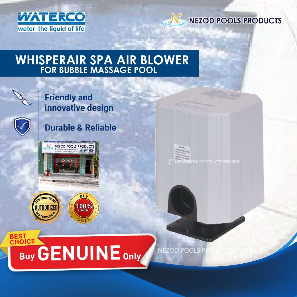 WATERCO WHISPERAIR SPA AIR BLOWER FOR BUBBLE MASSAGE POOL | Shopee Malaysia