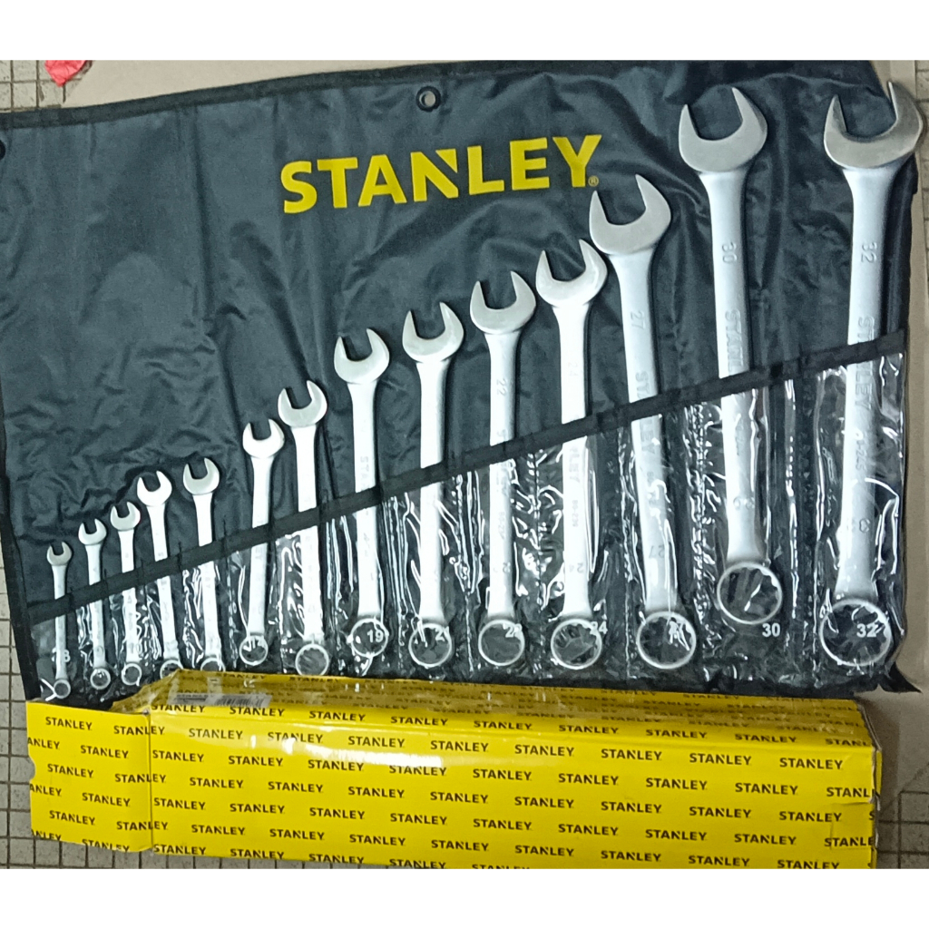 STANLEY COMBINATION SPANNER SET 8-32MM (14PCS) | Shopee Malaysia