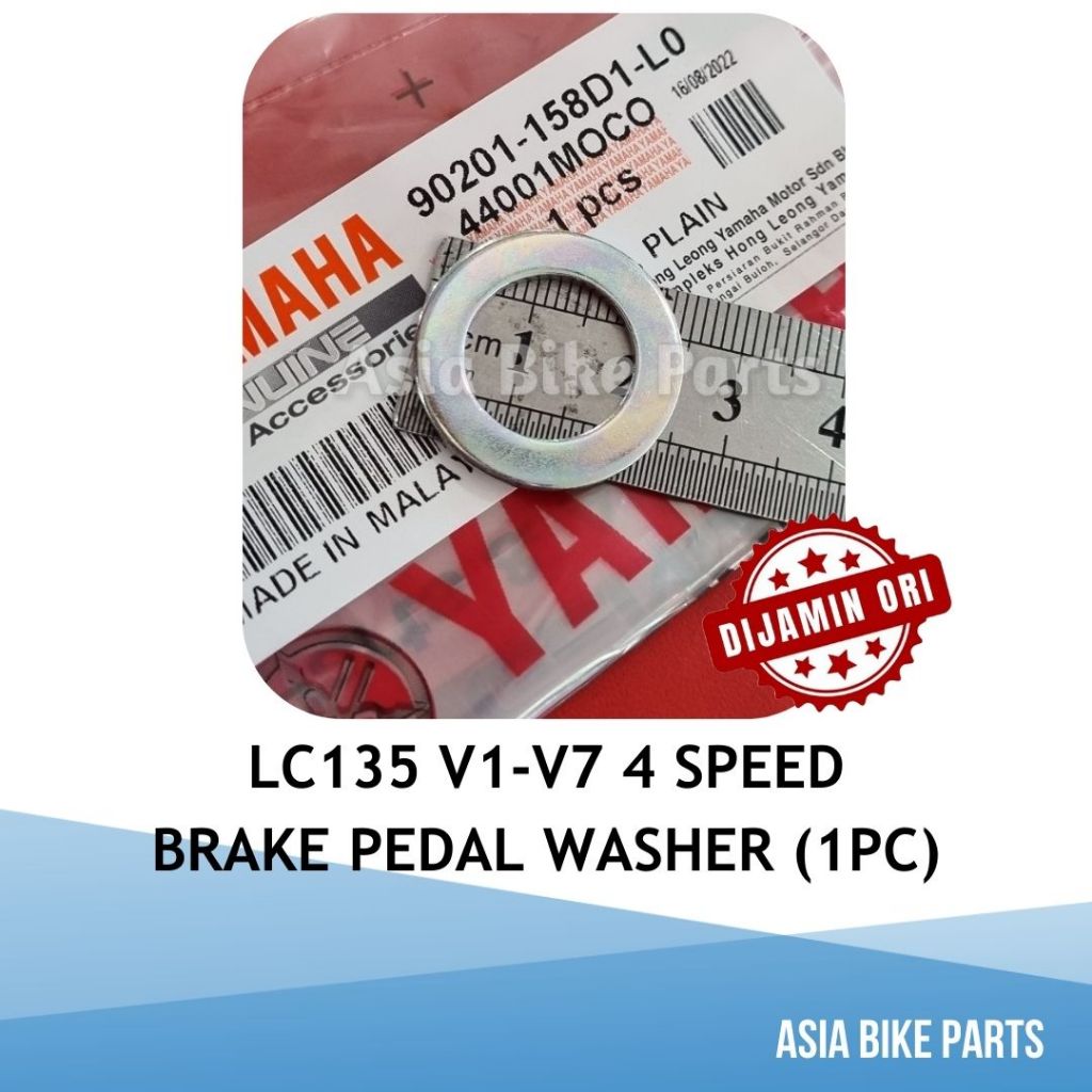 Yamaha Original LC135 V1 V2 V3 V4 V5 V6 V7 4 Speed 4S Brake Pedal Washer - 90201-158D1 | Shopee ...