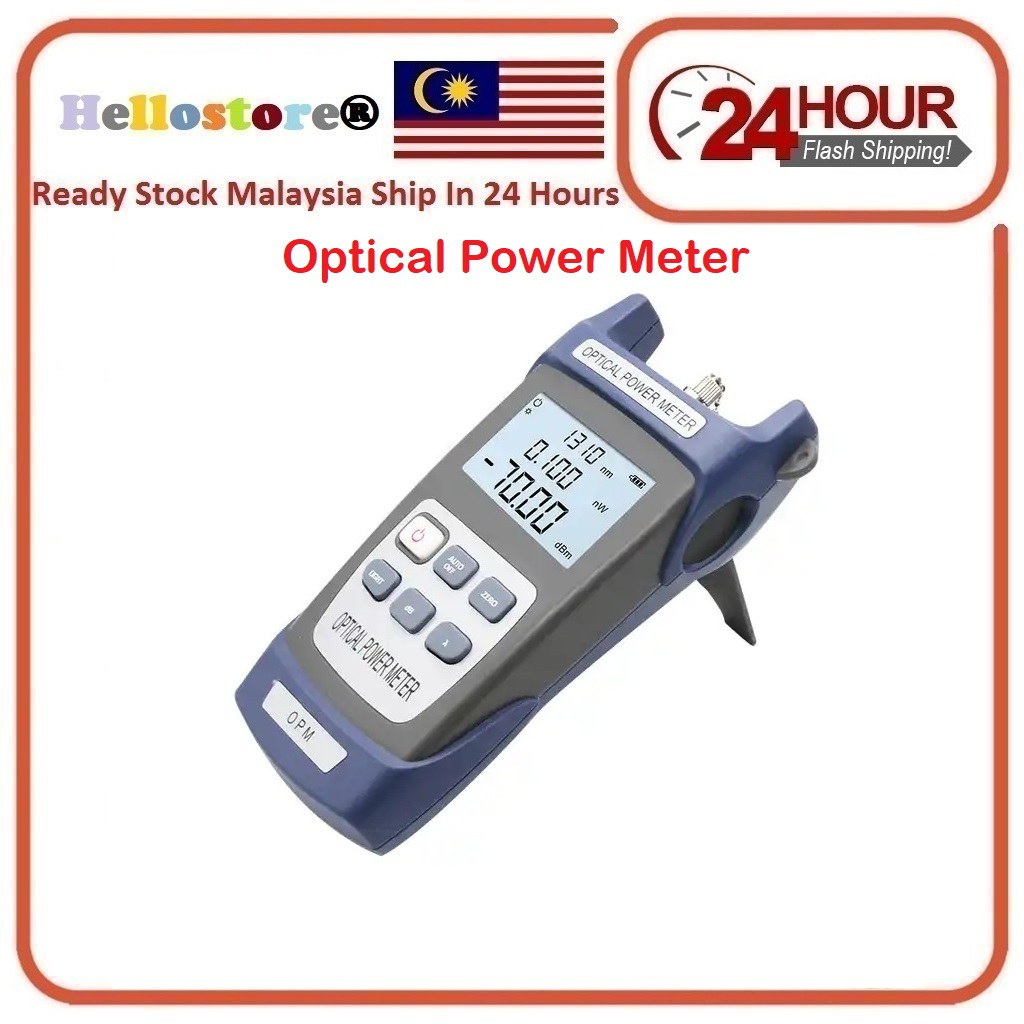OPM Fiber Optic Power Meter FTTH Tester Laser Power Meter 850-1650nm ...