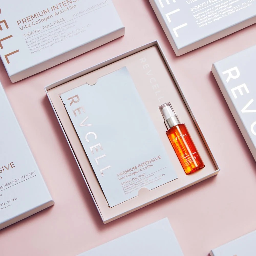 Revcell Vita Collagen Full Face Film Set 胶原蛋白面膜 | Shopee Malaysia