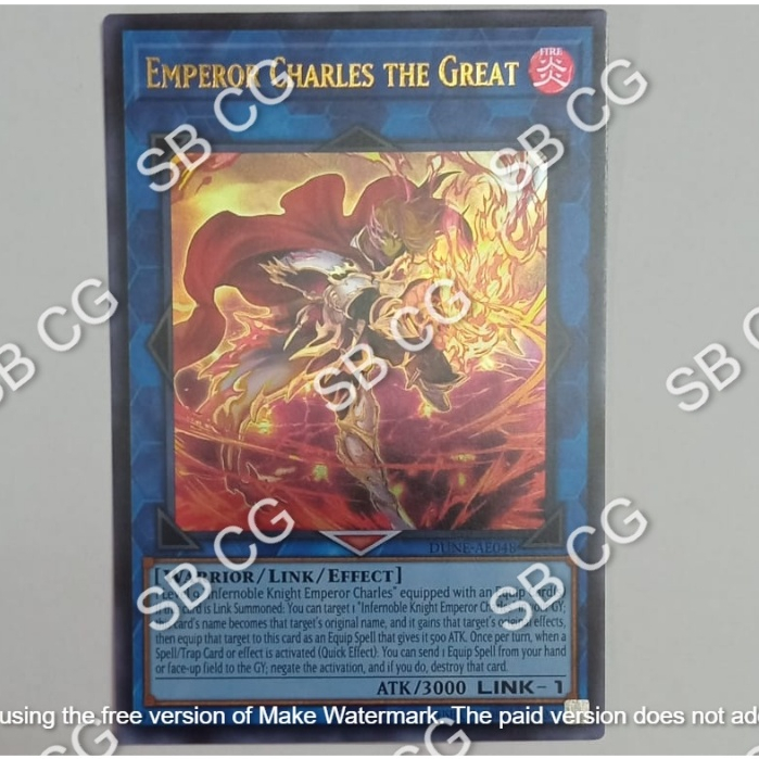 Duelist Nexus Asian-English "Emperor Charles the Great" ( DUNE - AE048 ) | Shopee Malaysia
